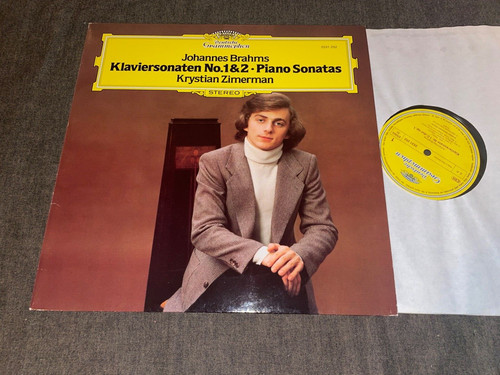 DGG 2531 252 ed1 EARLY KRYSTIAN ZIMERMAN: Brahms: Piano sonatas nos. 1 ...