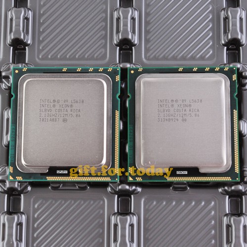 Lot of 2 pcs Original Intel Xeon 5600 L5630 2.13GHz Quad-Core Processor ...