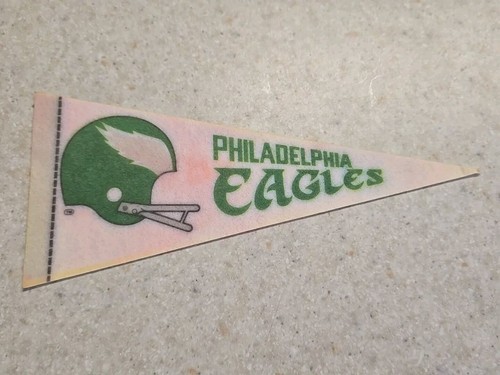 Philadelphia Eagles Vintage 1980's 9-Inch Felt 2 Bar Football Mini ...