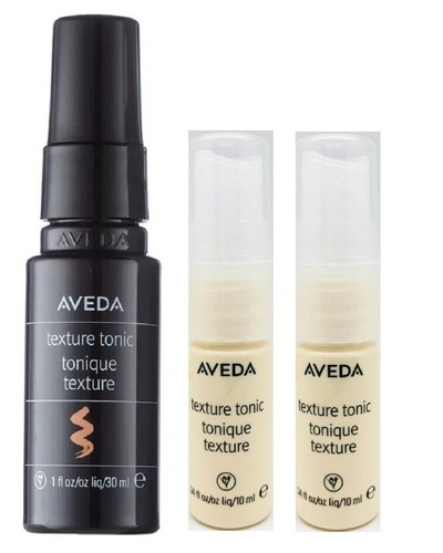 3 PC Aveda Texture Tonic Spray 1.0 FL OZ. + 2 X 0.34 FL OZ. New.No.Box ...
