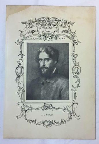 1902 book leaf print~ JOHN LOTHROP MOTLEY | eBay