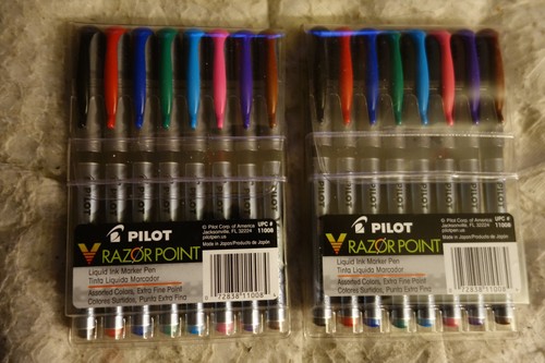 Pilot Razor Point Markers Pens 2 Packages of 8 | eBay