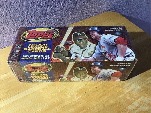 2000 TOPPS BASEBALL FACTORY SEALED SET 478-CARDS SERIES 1 & 2 | eBay