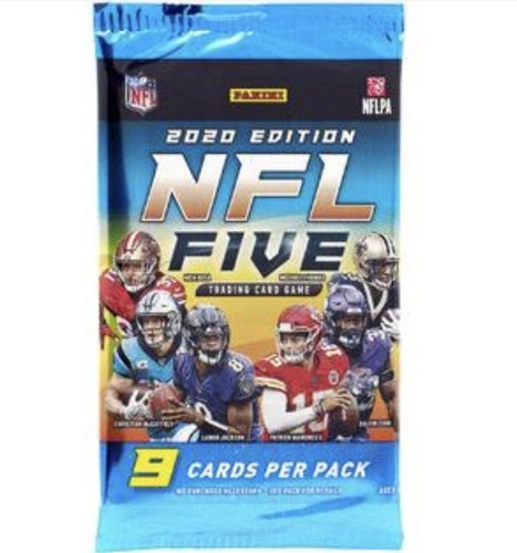 ONE (1) New PANINI 2020 EDITION NFL Five Football Booster Pack - 9 ...