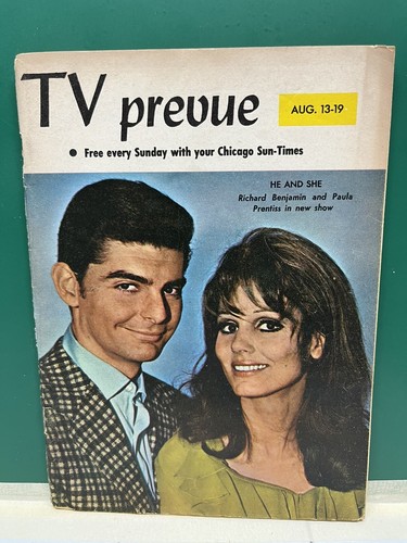 RARE! 1967 ~ HE & SHE CHICAGO TV PREVUE TV WEEK REGIONAL TV GUIDE ...