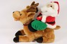 Avon 2001 Animated Talking Singing Reindeer Dasher & Santa Christmas ...