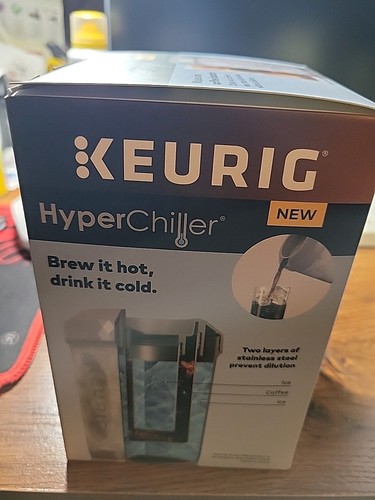 Keurig Hyper Chiller Gray Chills Hot Liquids 60 Sec Iced Coffee Holds ...