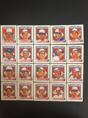 1988 Starting Lineup Talking Baseball Expos team set (20) - NM - Raines ...