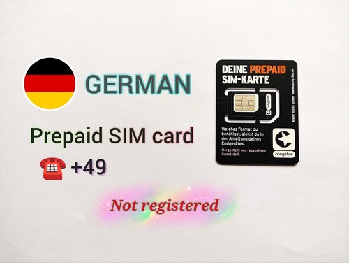 German sim card, prepaid, phone number, whatsapp | eBay.de