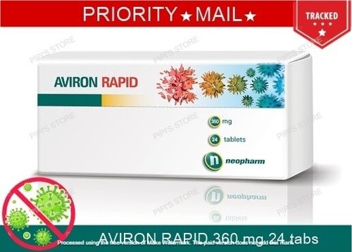 Aviron Rapid Anti Viral Flu Immune System Support 24 Tab 360 Mg. for ...