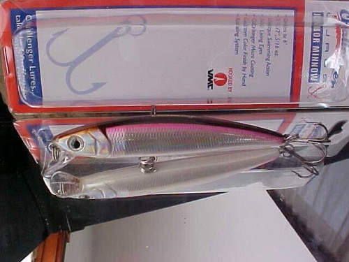 Challenger 3 1/2" Junior Minnow Lure JL120-EMS "EMERALD SHINER" for ...
