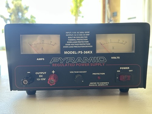 Pyramid PS-26KX (6-15V DC 25amp) Power Supply | eBay