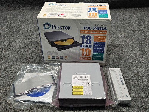 Plextor PX-760A CD/DVD Rewritable Drive Dual-Layer DVD+R E-IDE ATAPI *NEW* | eBay