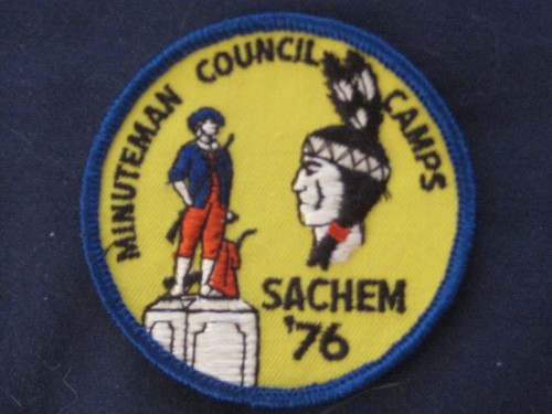 Camp Sachem 1976 patch CP4 | eBay