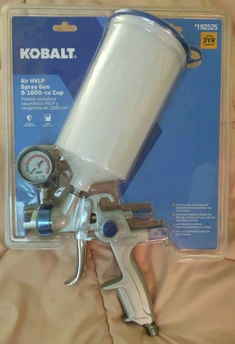 New Sealed Kobalt HVLP Spray Gun 29 PSI Max 1000cc Cup 0192525 | eBay