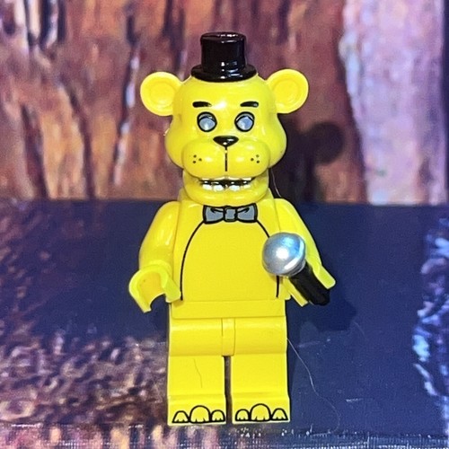 Five Nights at Freddy's FNAF Golden Freddy Figure with Mic Yellow ...