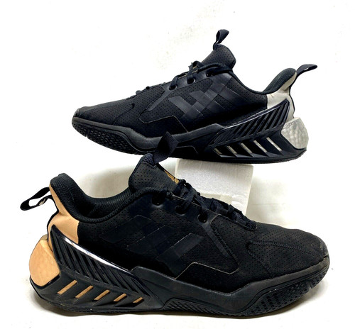 Adidas BOOST Shoe Jet Black, Gold And Silver PYV 702001 04/20 Size 7 | eBay