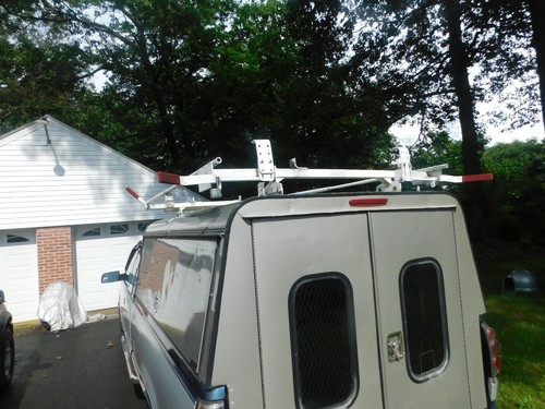 CHEVY CHEVROLET WORK TRUCK TOPPER TOOL BOX WITH COMPARTMENTS AND LADDER ...