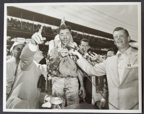 1953 Bill Vukovich Indianapolis Indy 500 Official IMS IndyCar 8x10 ...