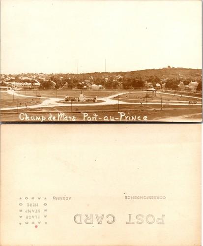 RPPC Haiti Champ De Mars Port Au Prince Real Postcard | eBay