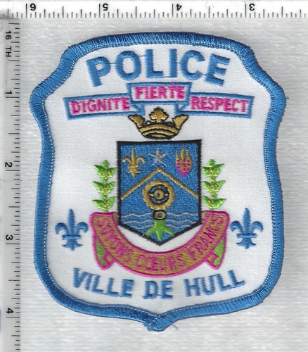 Ville De Hull Police Department (Quebec, Canada) Shoulder Patch | eBay