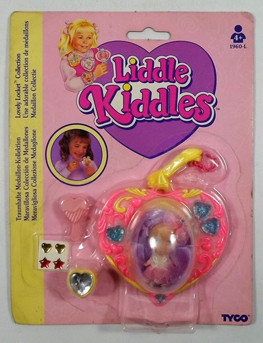 Vintage 1994 2" Liddle Kiddles Lovely Locket Tracy Tea Party Doll TYCO ...