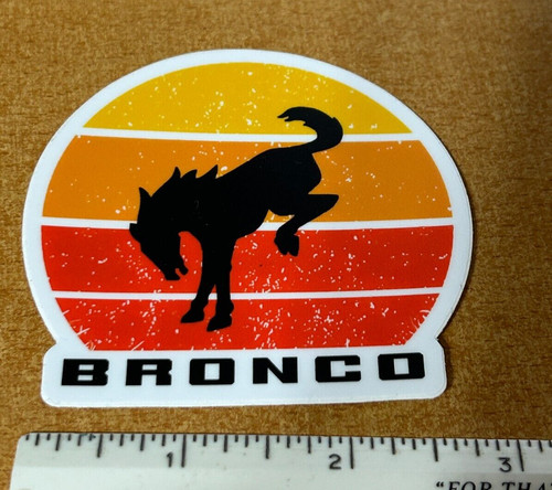 1966-1977 2021-2025 Ford Bronco decal sticker off-road sunset classic ...