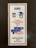1981 WORLD SERIES MEDIA GUIDE LOS ANGELES DODGERS vs NEW YORK YANKEES L ...