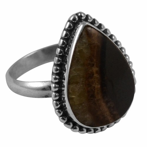 Septarian Solid 925 Sterling Silver Ring Jewelry Size-9 AR-8350 | eBay