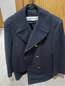 Reefer Coat In Men's Coats & Jackets for sale | eBay