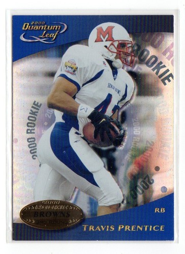 TRAVIS PRENTICE 2000 LEAF QUANTUM SP ROOKIE #324 (ID N285) | eBay