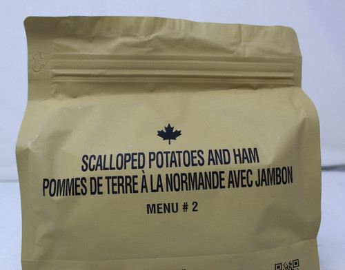 Canadian Army IMP 21 MRE Ration Menu #2 Scalloped Potatoes & Ham | eBay