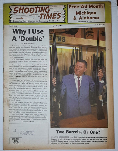 Vintage Shooting Times 1960 September Newspaper Magazine Guns Ammo Gear ...