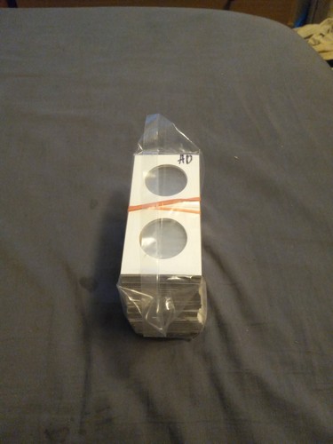 100 35mm Half Dollar 2x2 Paper Coin Flips 2 x 2 holders | eBay