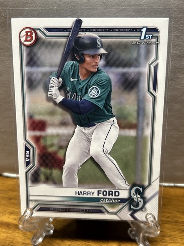 2021 BOWMAN 1ST PAPER CARD SEATTLE MARINERS HARRY FORD #BD-1 | eBay