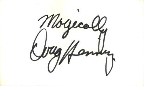 Magician Doug Henning Autograph | eBay