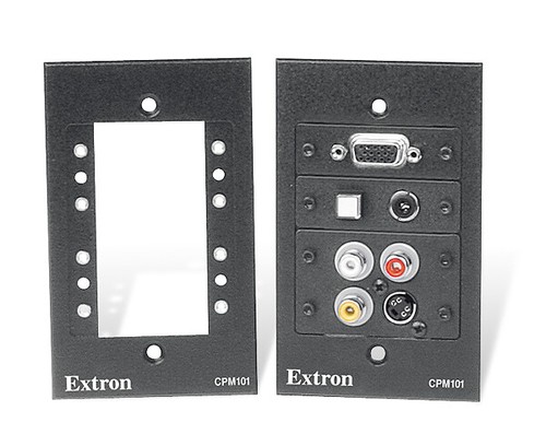 Extron CPM101 Black MAAP One-Gang AV Connectivity Mounting Frame 60-583-11 | eBay