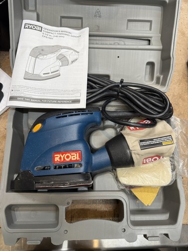 Ryobi Corner Cat Compact Finishing Sander 5 1/2in 140mm CFS1501 W/ Box ...