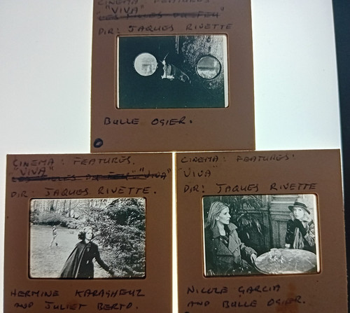 LOT OF 3 35mm FILM STUDY SLIDES VIVA (DUELLE) 1976 Dir Jaques Rivette ...