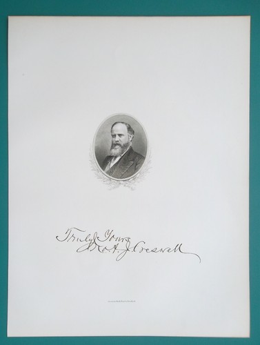 JOHN CRESWELL of Maryland Postmaster-General under President Grant 1879 ...