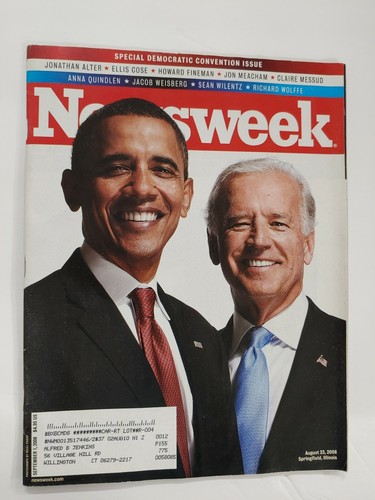 Newsweek Magazine September 1,2008 at the Democratic M405 | eBay