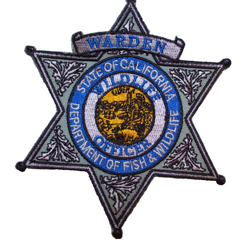 California Game Warden Department Fish & Wildlife Embroidered Patch | eBay