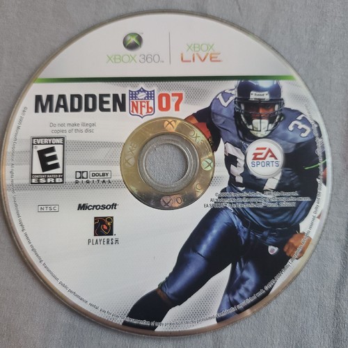 Madden NFL 07 Microsoft Xbox 360 Disc Only TESTED and Working | eBay