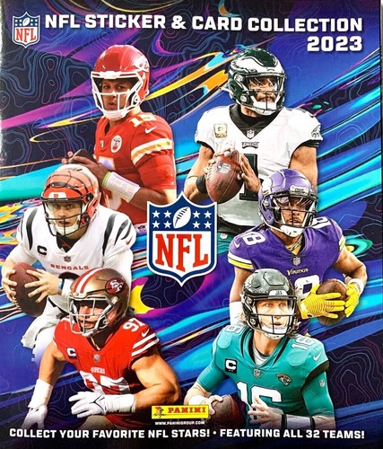 PANINI NFL 2023 COMPLETE CARDS STICKERS COLLECTION SET ALBUM BRAND NEW ...