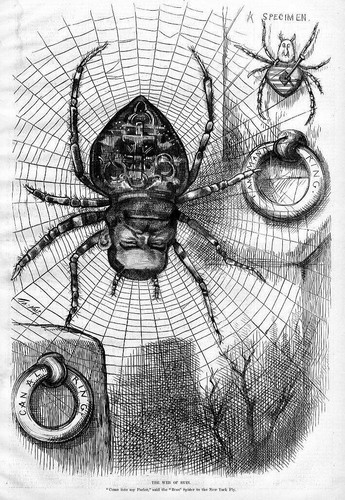 SPIDER WEB OF RUIN TAMMANY RING BOSS KELLY SPIDER NEW YORK COBWEBS ...