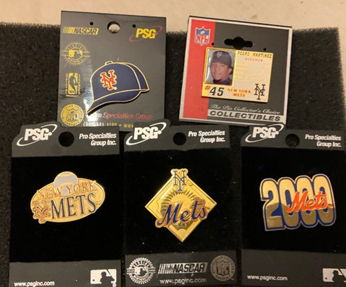 Set of 5 New York Mets Logo Collector Pins BLOWOUT PRICE | eBay
