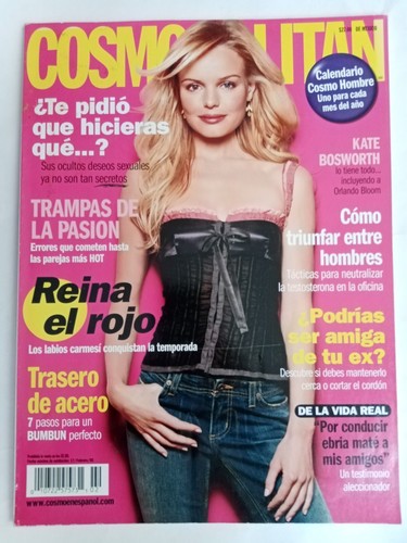 KATE BOSWORTH COSMOPOLITAN MEXICAN MAGAZINE MEXICO SPANISH FEBRUARY ...