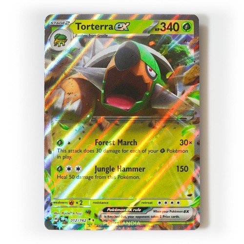Pokemon - Torterra ex - 012/162 - SV Temporal Forces - Half Art Card | eBay