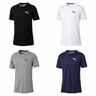 Puma Active Tee Herren Shirt T-Shirt Logo Kurzarm 851702 (Schwarz 01 ...