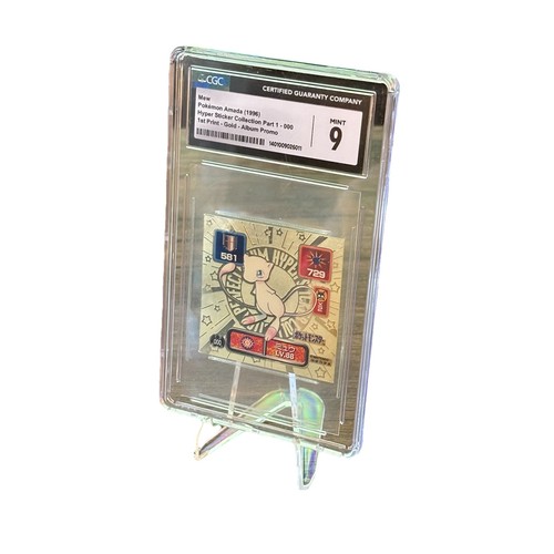 Pokemon Amada Hyper Sticker Collection Mew #000 CGC 9 *POP 3* | eBay